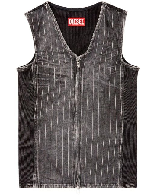 DIESEL Nessi Top in Black | Lyst