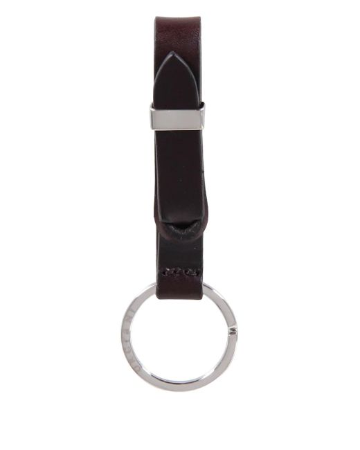 Orciani Leather Keyring in White for Men | Lyst UK