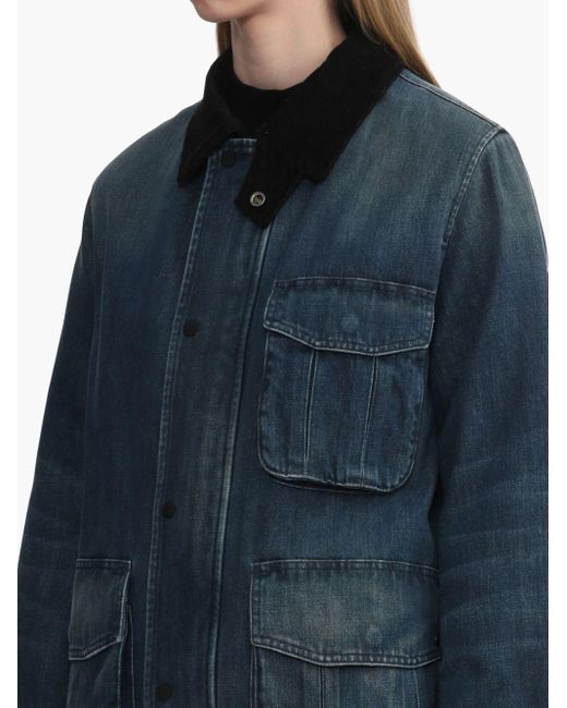 Closed Cargo Denim Jacket in Blue | Lyst