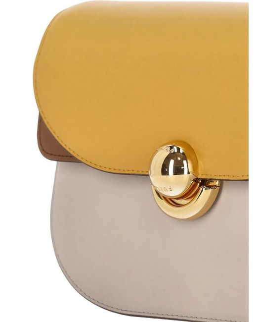 Furla Sfera Shoulder Bag in Natural | Lyst UK