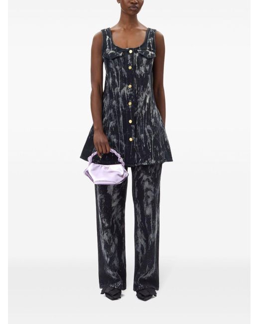 Ganni Mini Bou Tote Bag in Pink | Lyst