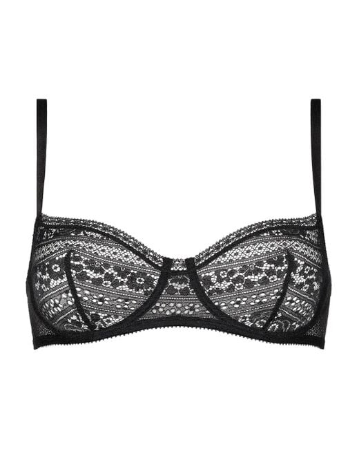 Eres Evidence Lace Demi-Cup Bra in Black | Lyst