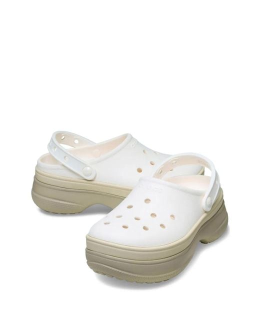 Crocs™ Platform Trainers in White | Lyst