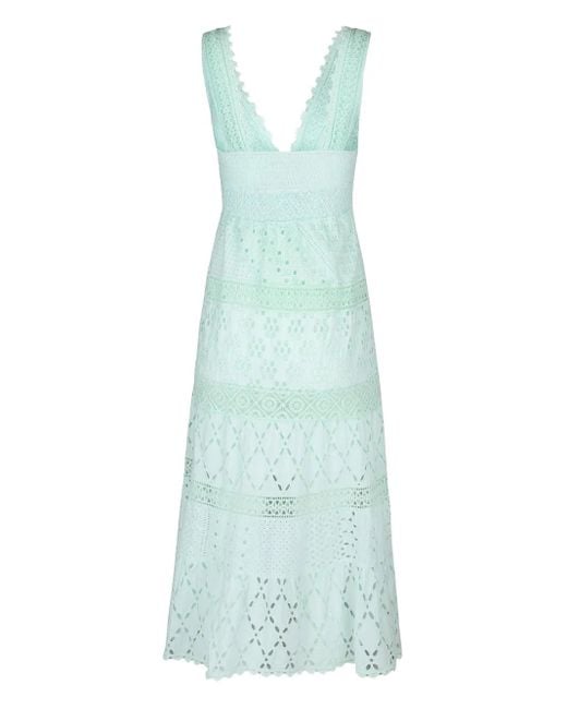Temptation Positano Paglia Midi Dress in Blue | Lyst UK