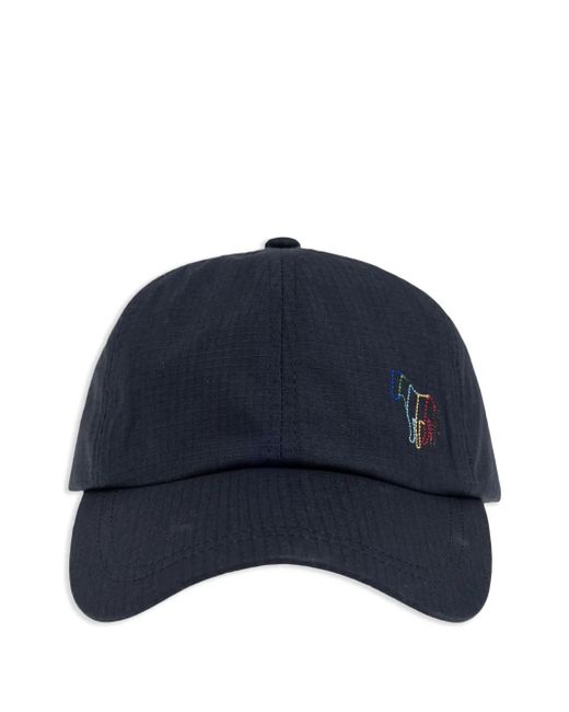 Paul Smith Logo-Embroidered Cap in Blue for Men | Lyst UK