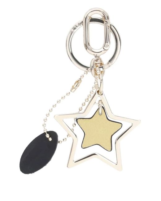Furla Star-Shaped Keyring in Metallic | Lyst UK