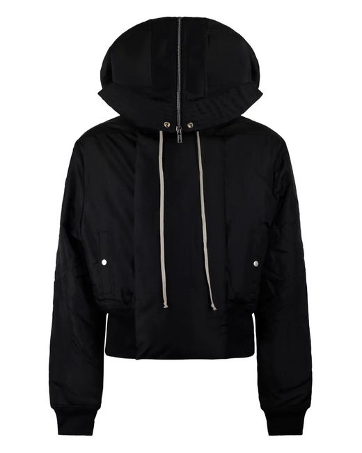 Rick Owens Hooded Jacket in Black for Men | Lyst UK