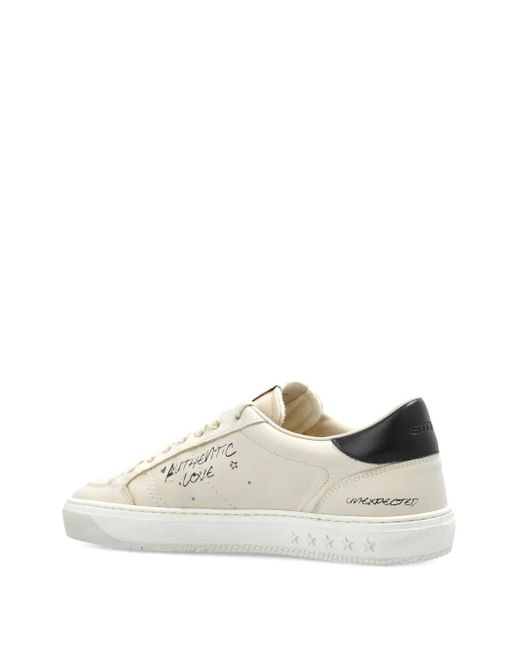 ENTERPRISE JAPAN Perforated Leather Sneakers in White for Men | Lyst UK