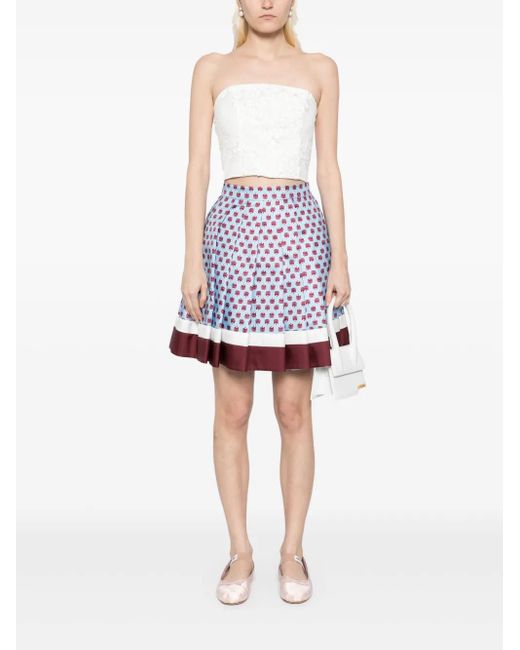 Macgraw Calligraphy Top in White | Lyst