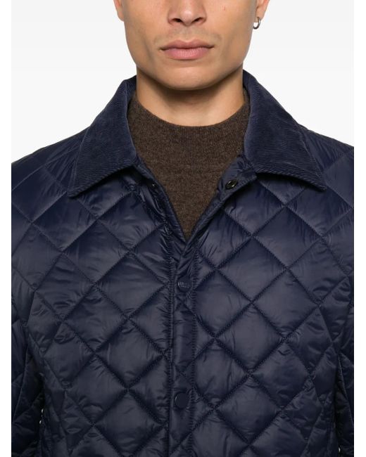 Husky Quilted Jacket in Blue for Men | Lyst UK