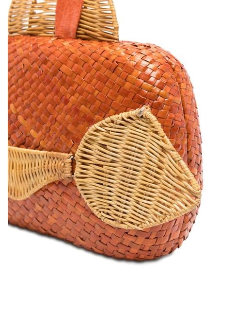 Serpui Lolita Fish Mini Bag in Orange | Lyst UK