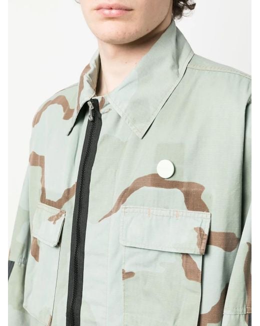 OAMC Re:Work Bdu Shirt Jacket in Grey for Men | Lyst UK