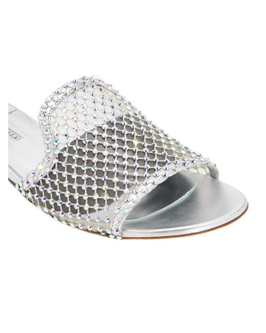 Le Silla Gilda Sandals in White | Lyst UK