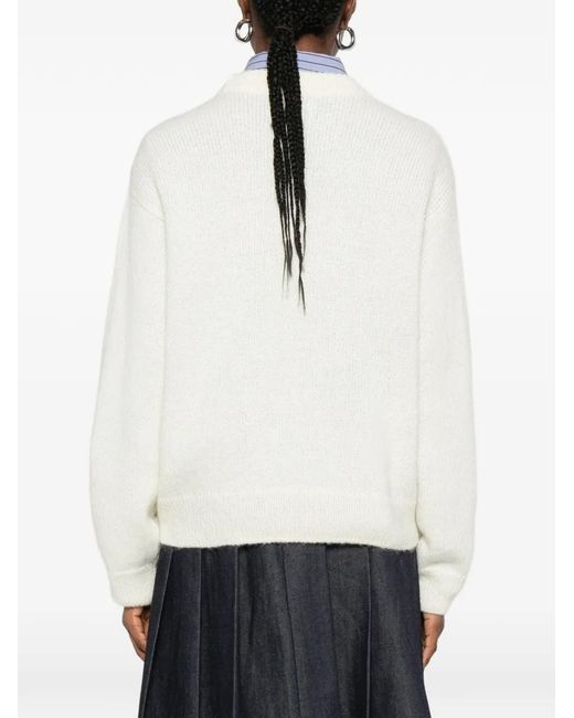 Mc2 Saint Barth X St. Moritz Danya Sweater in White | Lyst UK