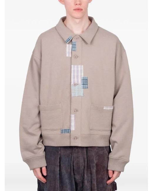 STORY mfg. Walking Patchwork Jacket in Grey for Men | Lyst UK