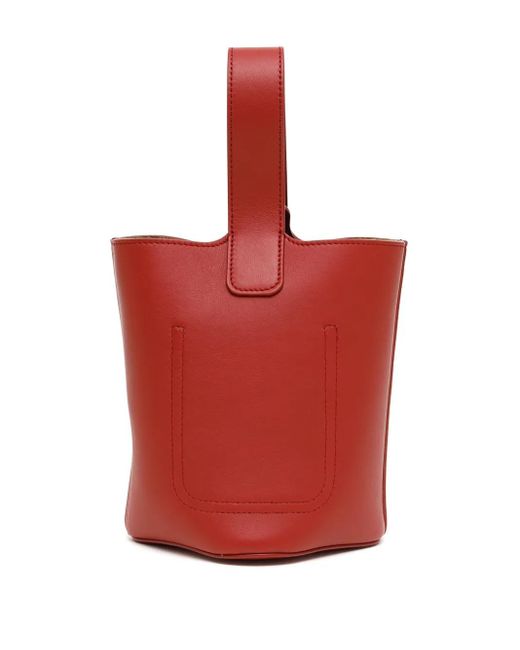 Loewe Mini Pebble Bucket Bag in Red | Lyst