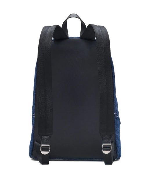 Marc Jacobs Large The Colourblock Denim Backpack in Blue | Lyst
