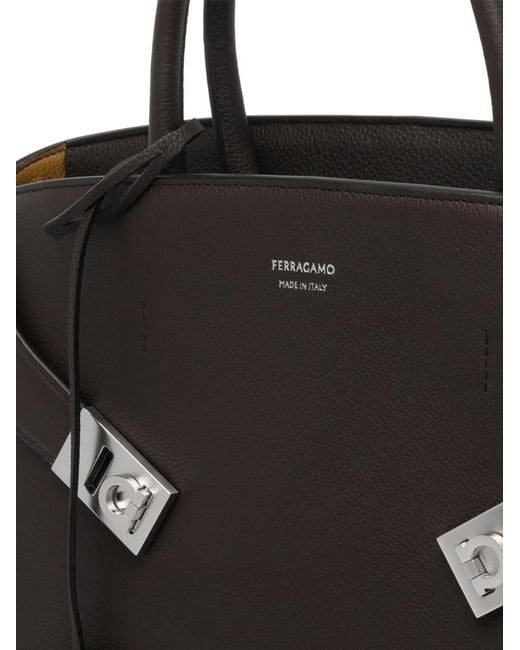 Ferragamo Hug Logo Tote Bag in Black for Men | Lyst UK