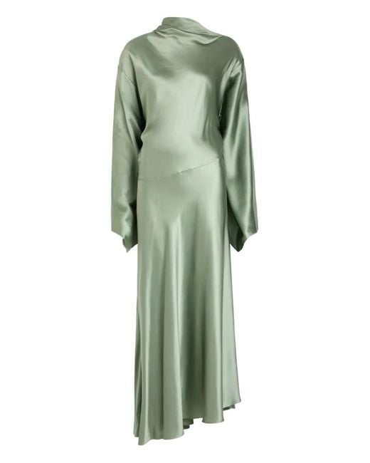 De La Vali Bayamo Draped Maxi Dress in Green | Lyst UK