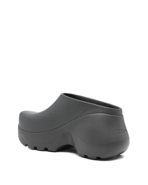Crocs™ Platform Clog Slides in Gray | Lyst