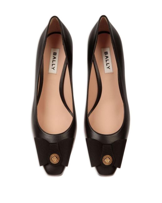 Bally B-Bow Pumps in Black | Lyst