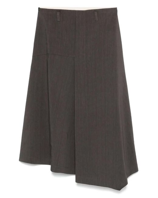 Tela Sweet Midi Skirt in Gray | Lyst