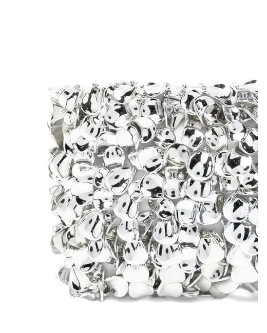 Jonathan Simkhai Reese Beaded Chain-Strap Clutch Bag in White | Lyst UK
