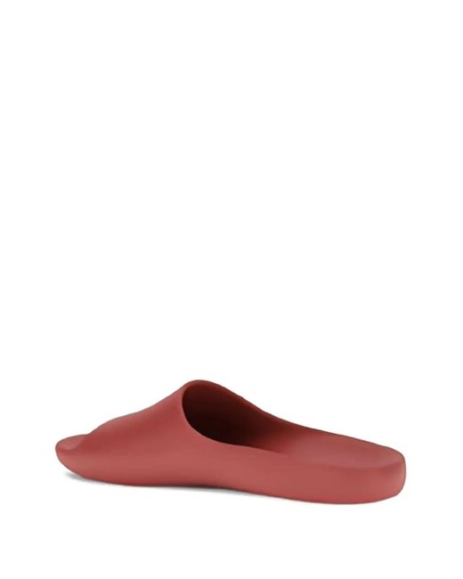 The Row Ama Open-Toe Slides in Red | Lyst UK