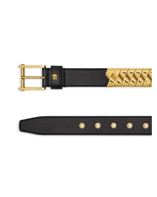 Versace Bind Belt in Black for Men | Lyst