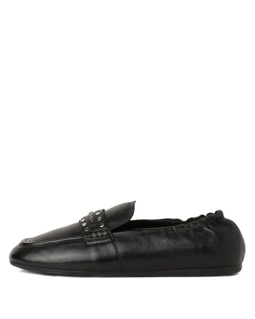 Karl Lagerfeld Marlee Studs Loafers in Black | Lyst UK