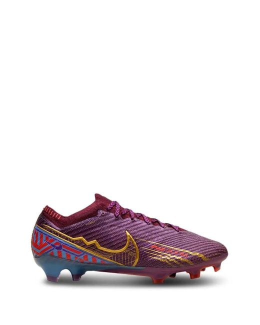 Nike Zoom Mercurial Vapor 15 Elite Km Fg Cleats "Mbappe Dark Beetroot ...