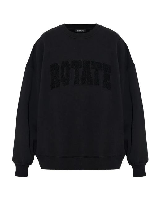 ROTATE BIRGER CHRISTENSEN Embossed-Logo Sweater in Blue | Lyst UK