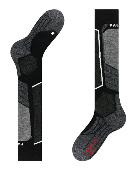 FALKE Panelled Socks in Black | Lyst UK