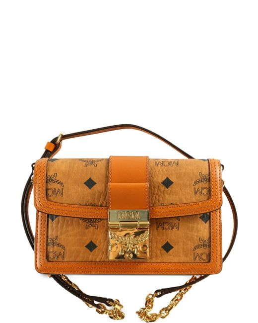 MCM Mini Tracy Shoulder Bag in Brown | Lyst