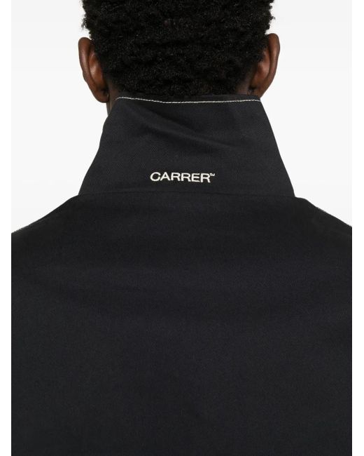 Carrera High-Neck Bomber Jacket in Black | Lyst