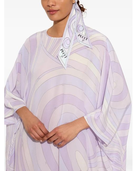 PUCCI Logo Graphic Scarf in White | Lyst UK