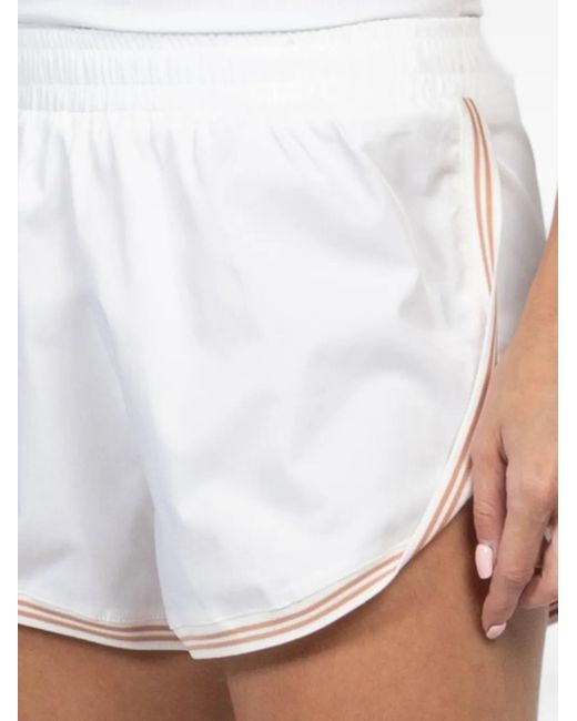 FREEDÉR Side-Stripe Shorts in White | Lyst UK