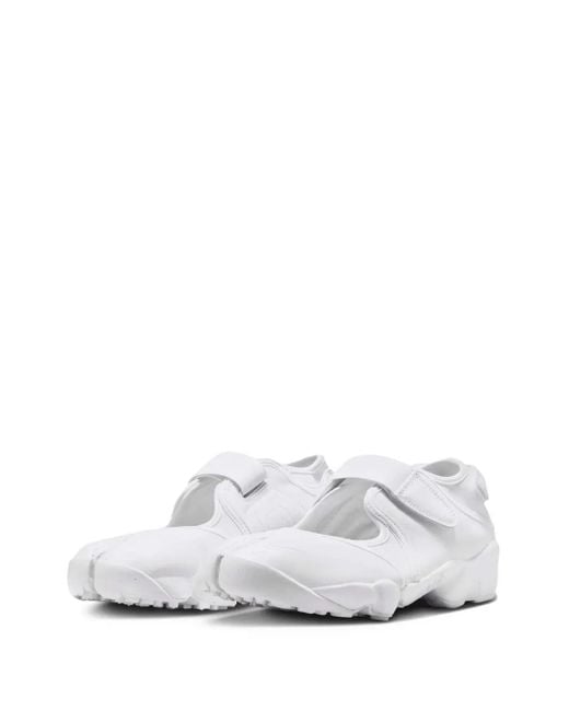 Nike Air Rift Split-Toe Strap Sneakers in White | Lyst