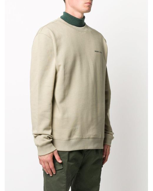 Axel Arigato Logo-print Organic-cotton Sweatshirt in Natural for Men - Lyst