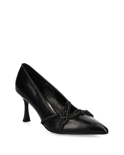 Karl Lagerfeld 80mm Sienna Pumps in Black | Lyst