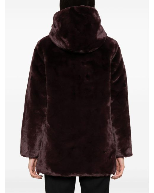 Save The Duck Florar Reversible Faux-fur Coat in Black | Lyst Save The Duck Florar Reversible Faux-fur Coat in Black | Lyst