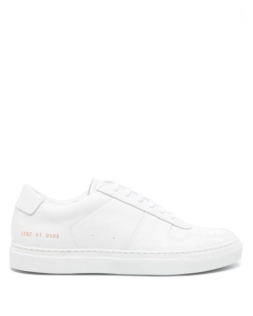 Common Projects Serial Number print Leather Sneakers In White For Men common-projects-serial-number-print-leather-sneakers-in-white-for-men