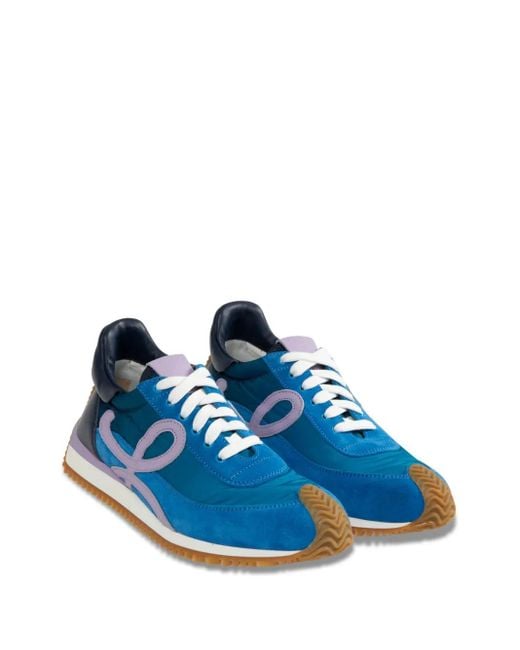 Loewe Flow Runner Mesh-Panelled Sneakers in Blue | Lyst
