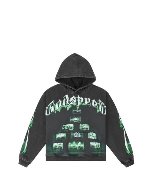 Godspeed Overstimulation Hoodie in Green for Men | Lyst UK