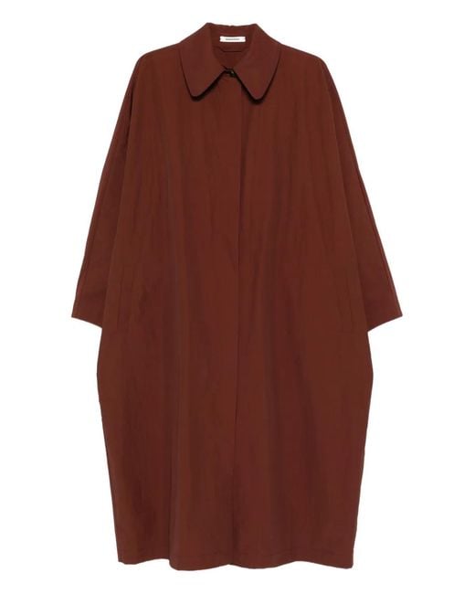 Cordera Collar Coat in Red | Lyst UK