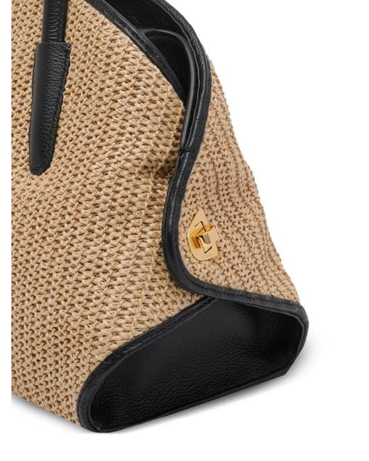 Coccinelle Tylde Woven Tote Bag in Natural | Lyst