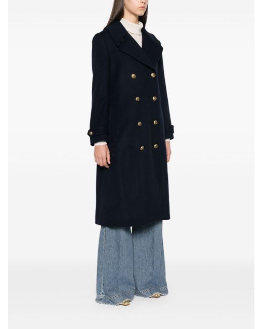 Polo Ralph Lauren Melton Coat in Blue | Lyst