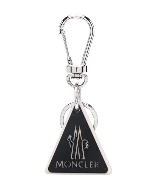 Moncler Logo-Debossed Keyring in White for Men | Lyst