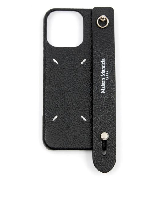 Maison Margiela Four Stitches Iphone 16 Pro Max Case in Black | Lyst