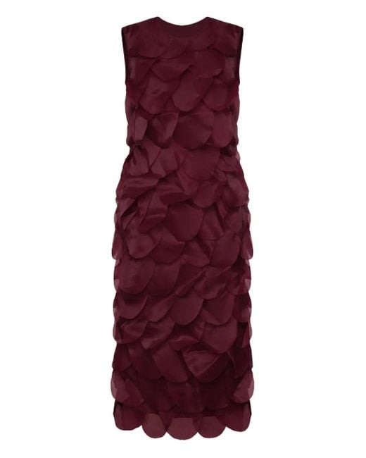 Lika Organza Dress in Purple | Lyst UK